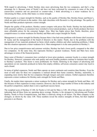 Hershey Case Study - Strategic Management | PDF
