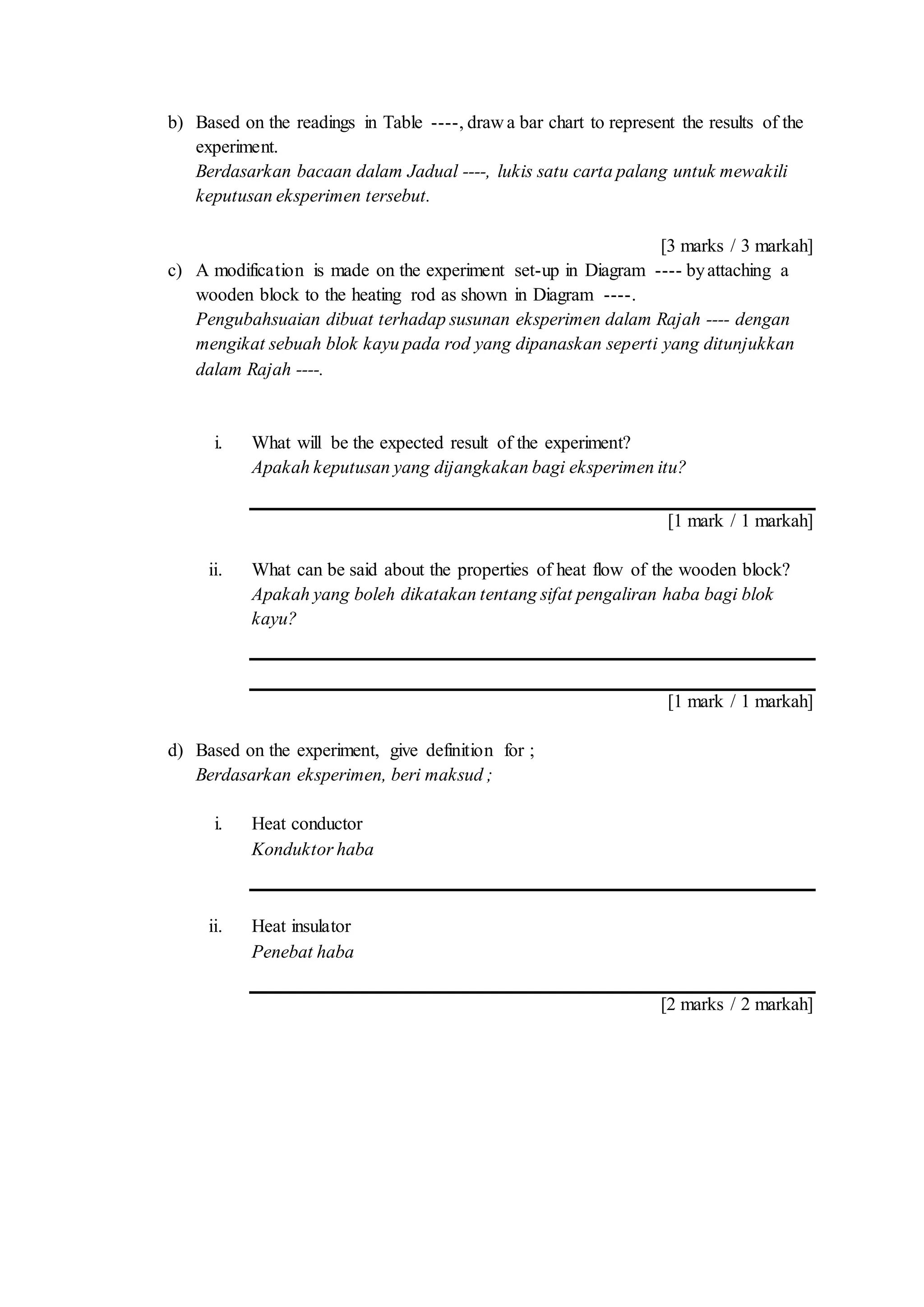 Final exam science form 1 | DOCX