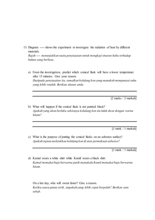 Final exam science form 1 | DOCX
