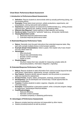 Assessment and Evaluation Final Exam Cheat Sheet.docx