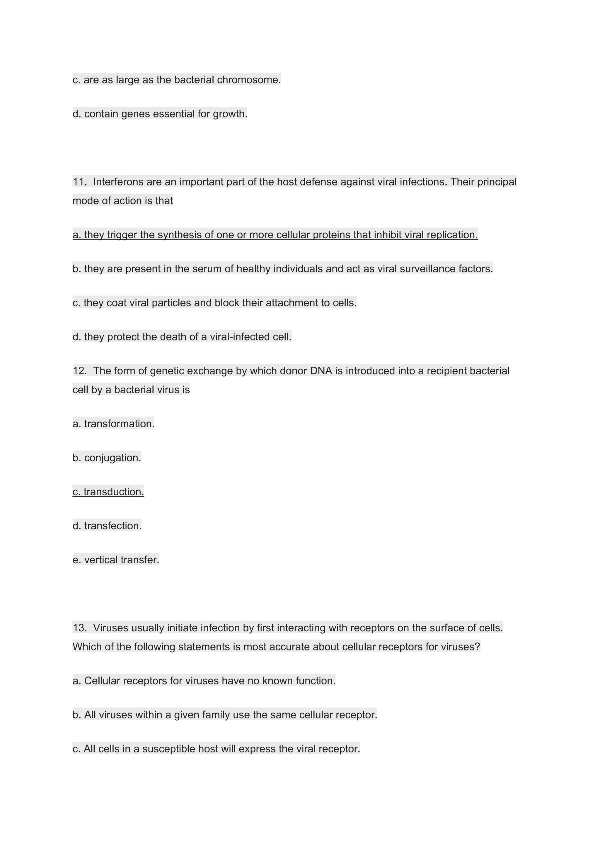 FINAL EXAM FOR BIOL 302 BACTERIA, VIRUSES, AND HEALTH | PDF