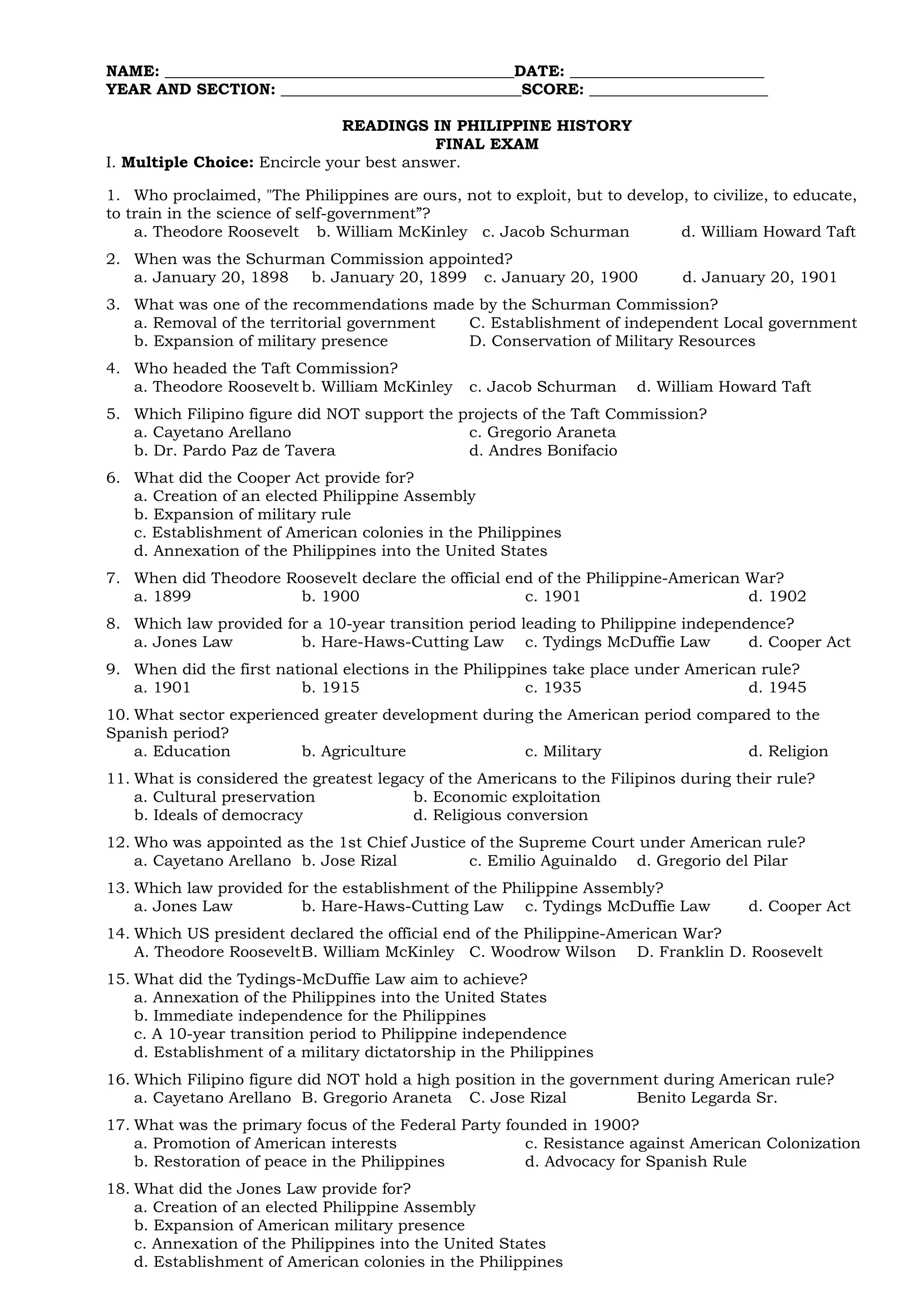 final exam history.docx................. | DOCX