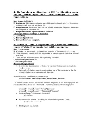 Final exam in advance dbms | PDF