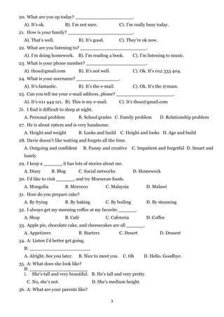 Final examination bc communication l2 | PDF