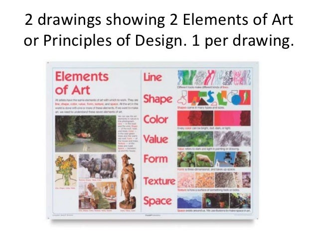 Final Exam: Elements & Principles Drawings