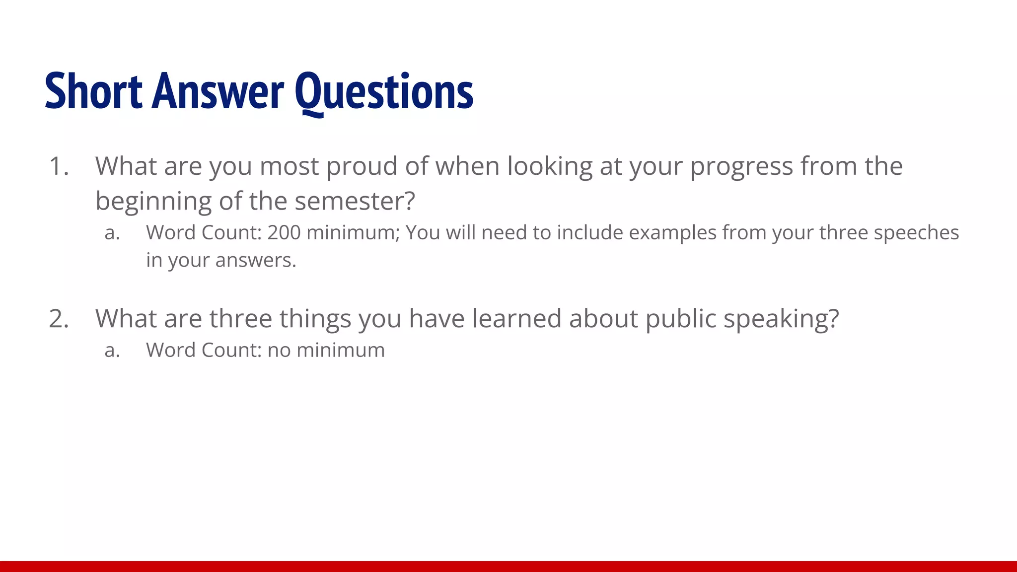 Final exam overview | PPT | Free Download
