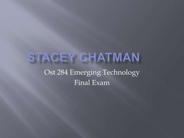 Final exam presentation | PPT