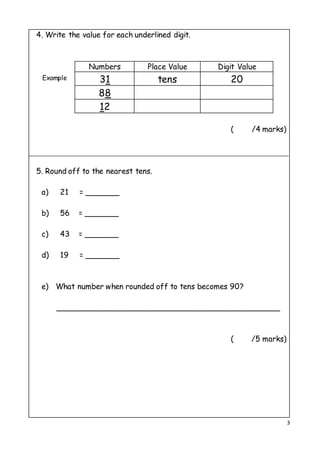 Final exam year 1 paper 2 revision | DOCX