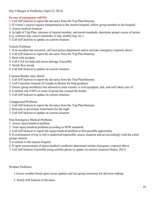 Emergency Response Plan | DOCX