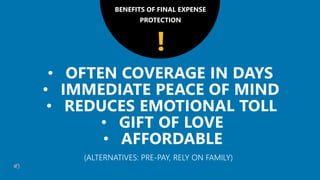 Final Expense Benefit Insurance | PPTX