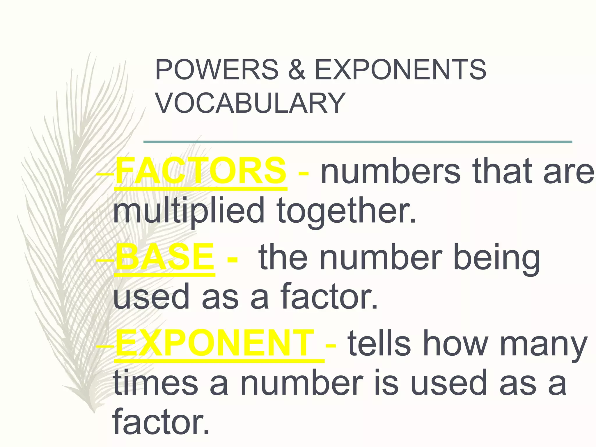 FINAL EXPONENT.ppt