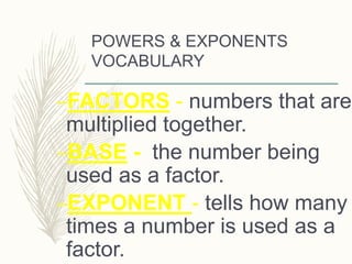 FINAL EXPONENT.ppt