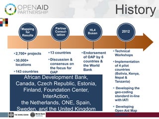 Open Aid Partnership | PPT