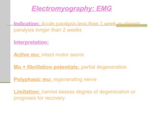 Final facial nerve palsy dr. zaimal | PPT