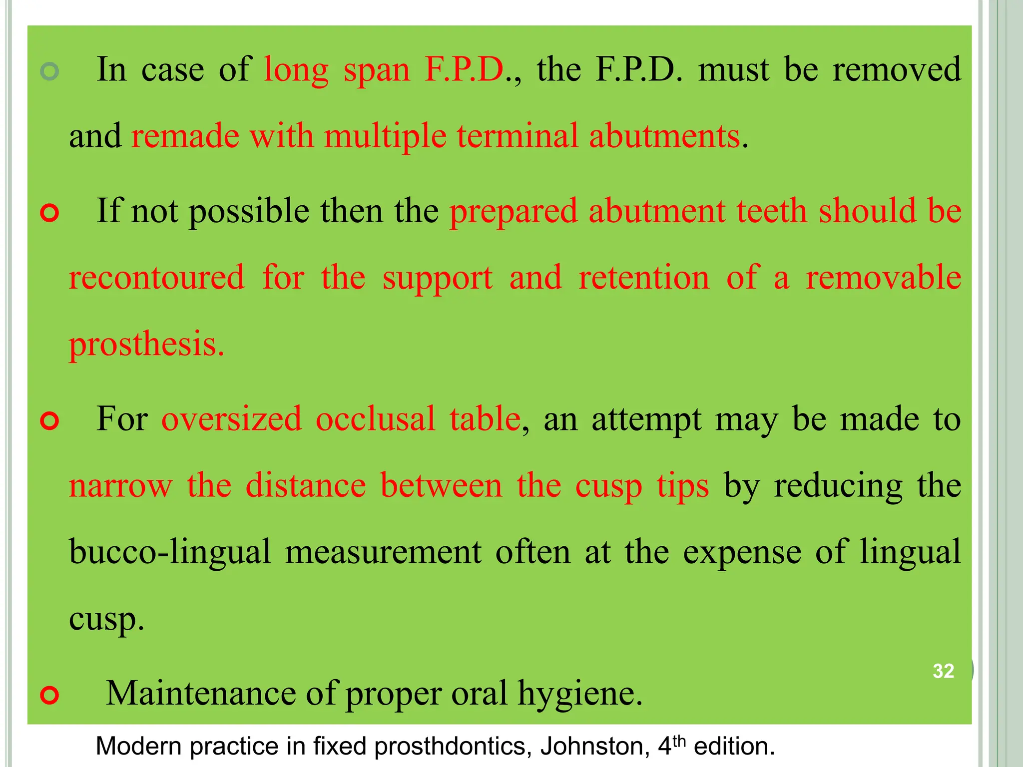 Final failures in fixed partial denture Richa.pptx