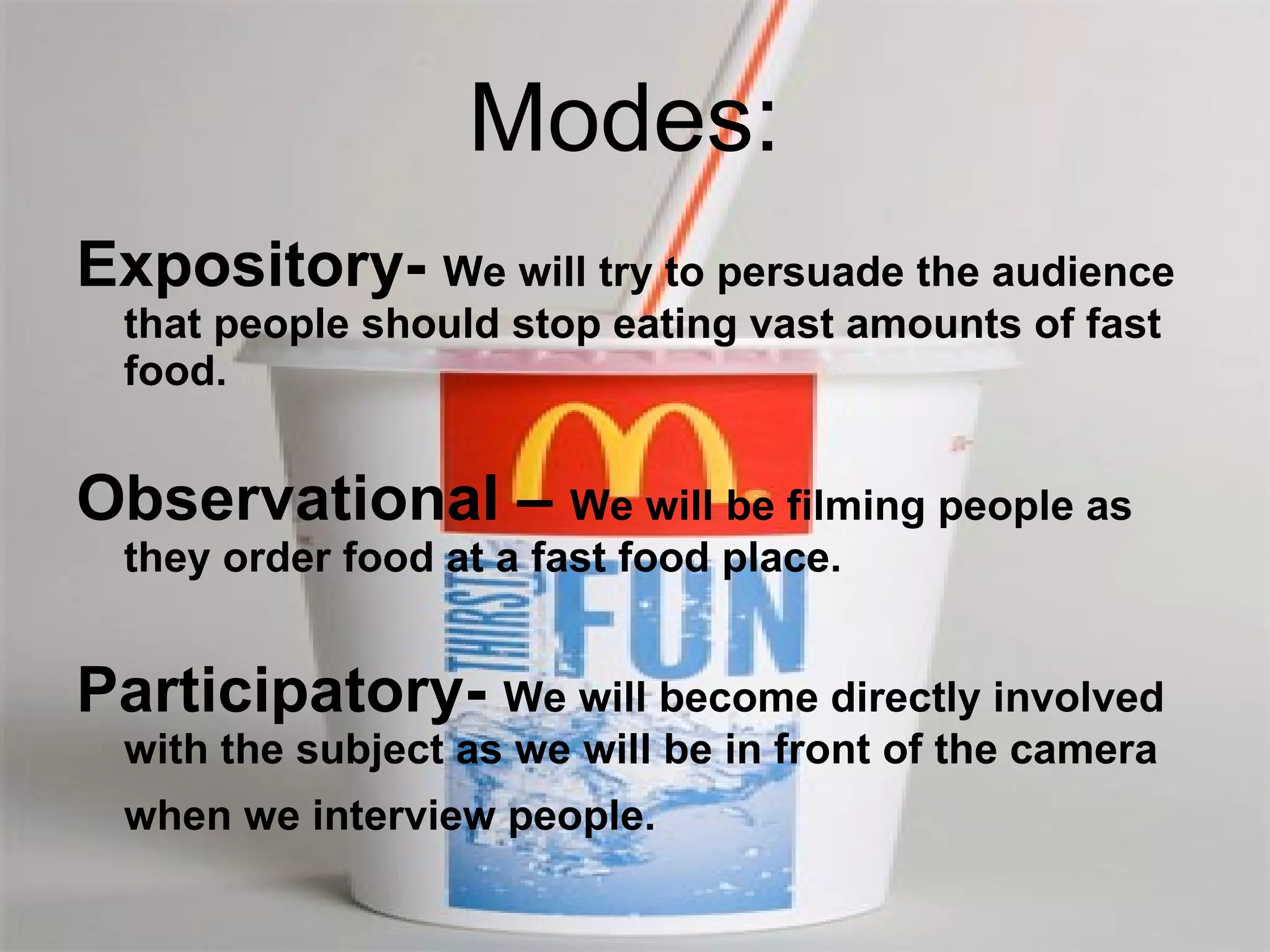 Fast food presentation | PPT