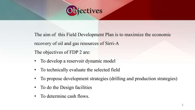 Field Development Plan | PPTX | Geography | Science