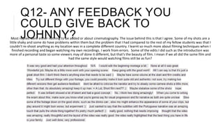 Final feedback analysis | PPT