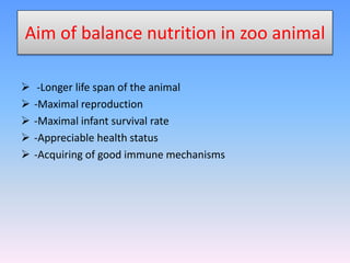 Final feeding stratergies of zoo animal | PPTX