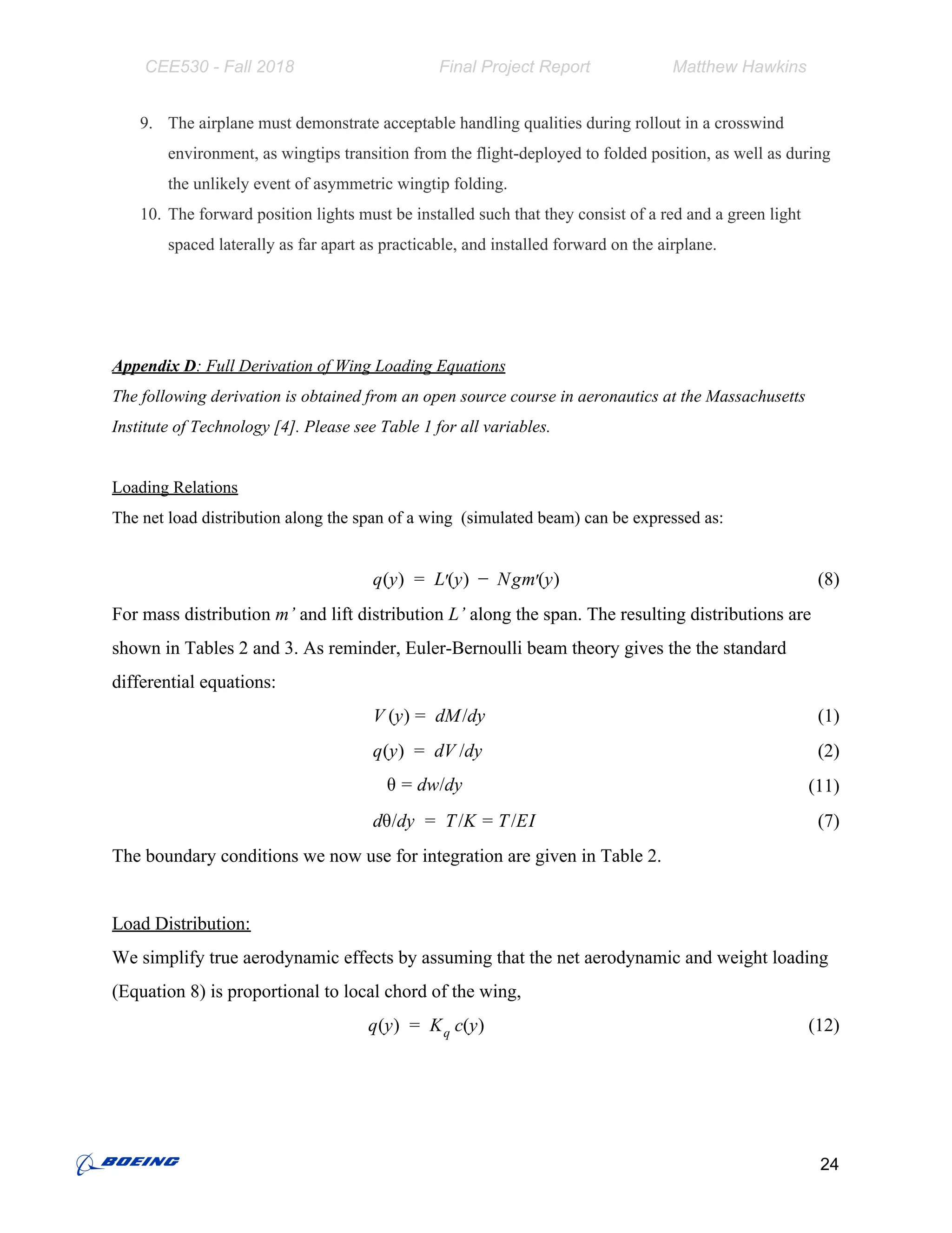 Boeing 777X Wingtip Analysis - FEM Final Project | PDF