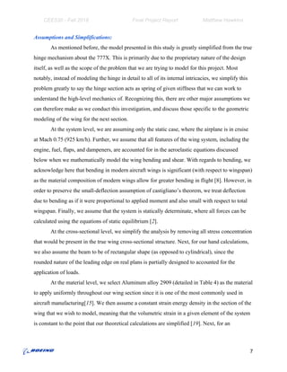 Boeing 777X Wingtip Analysis - FEM Final Project | PDF