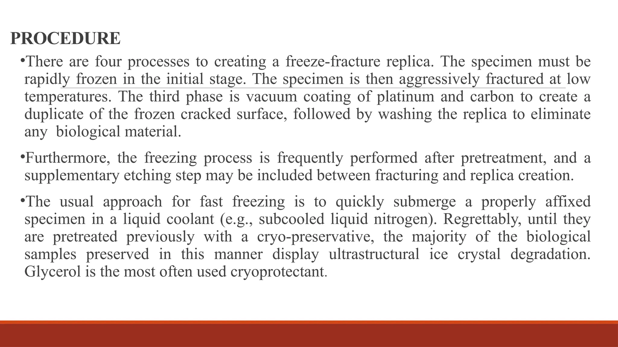 FFM { Freeze Fracture Microscopy } Techniques | PPTX