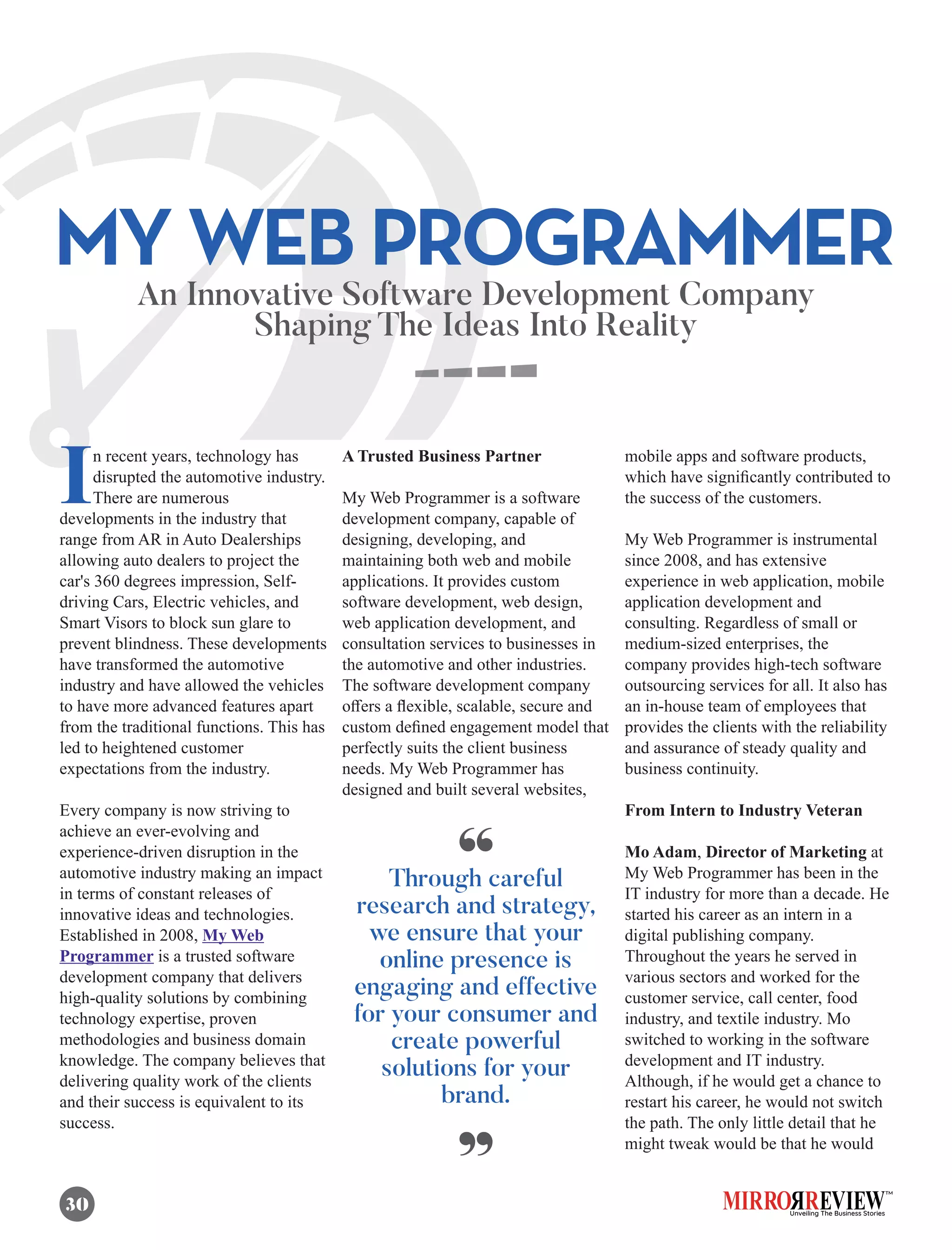 The 10 most advanced automotive tech companies of 2020 | PDF