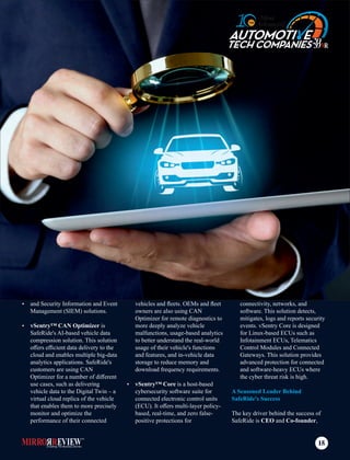 The 10 most advanced automotive tech companies of 2020 | PDF