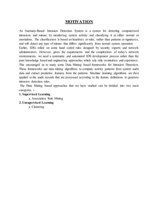 Query Pattern Access and Fuzzy Clustering Based Intrusion Detection System | PDF