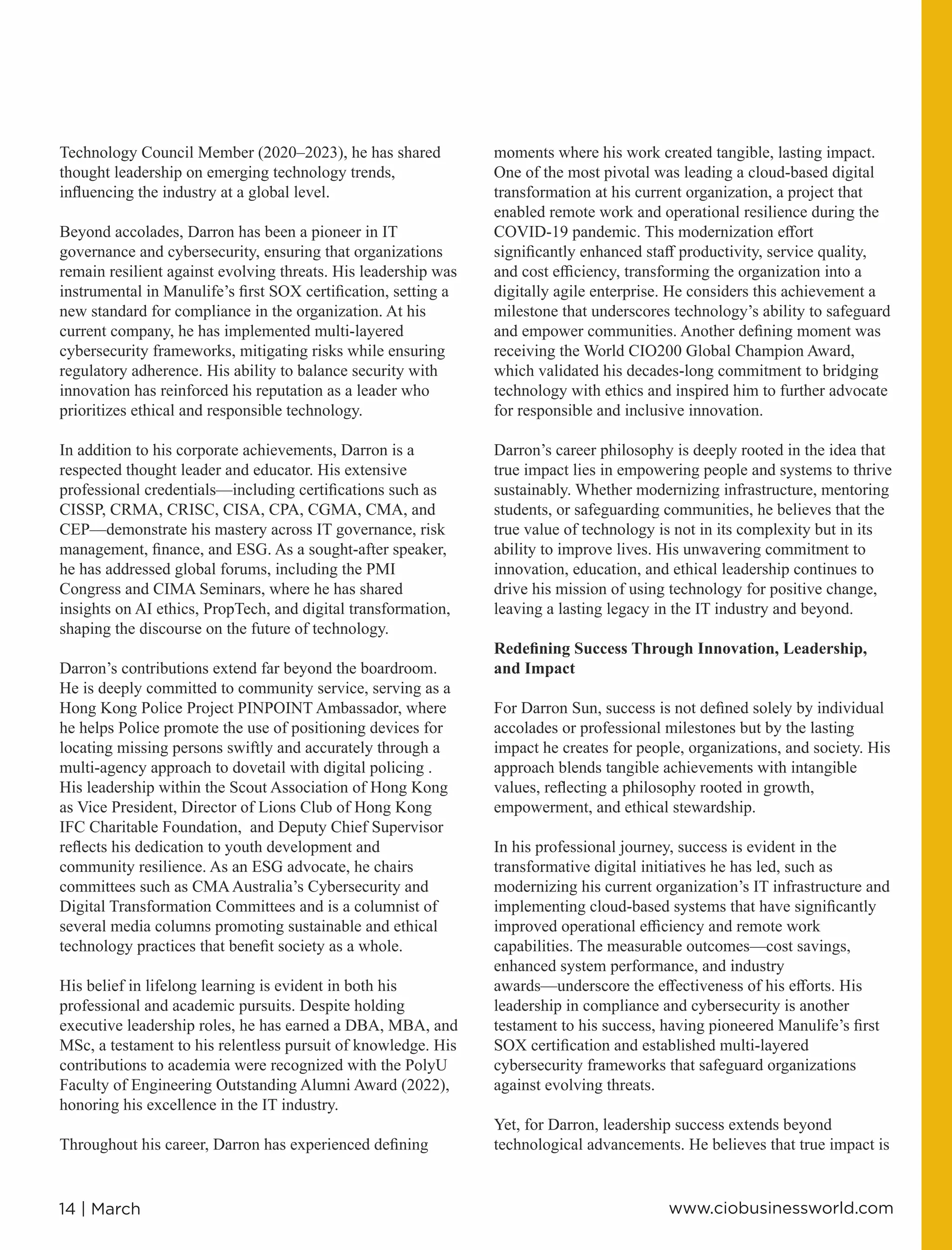 The 10 Most Impactful Information Technology Leaders Driving Digital ...