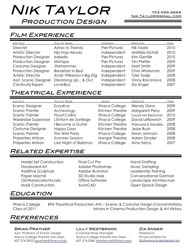 Download Theater Production Program Template - photosinternet