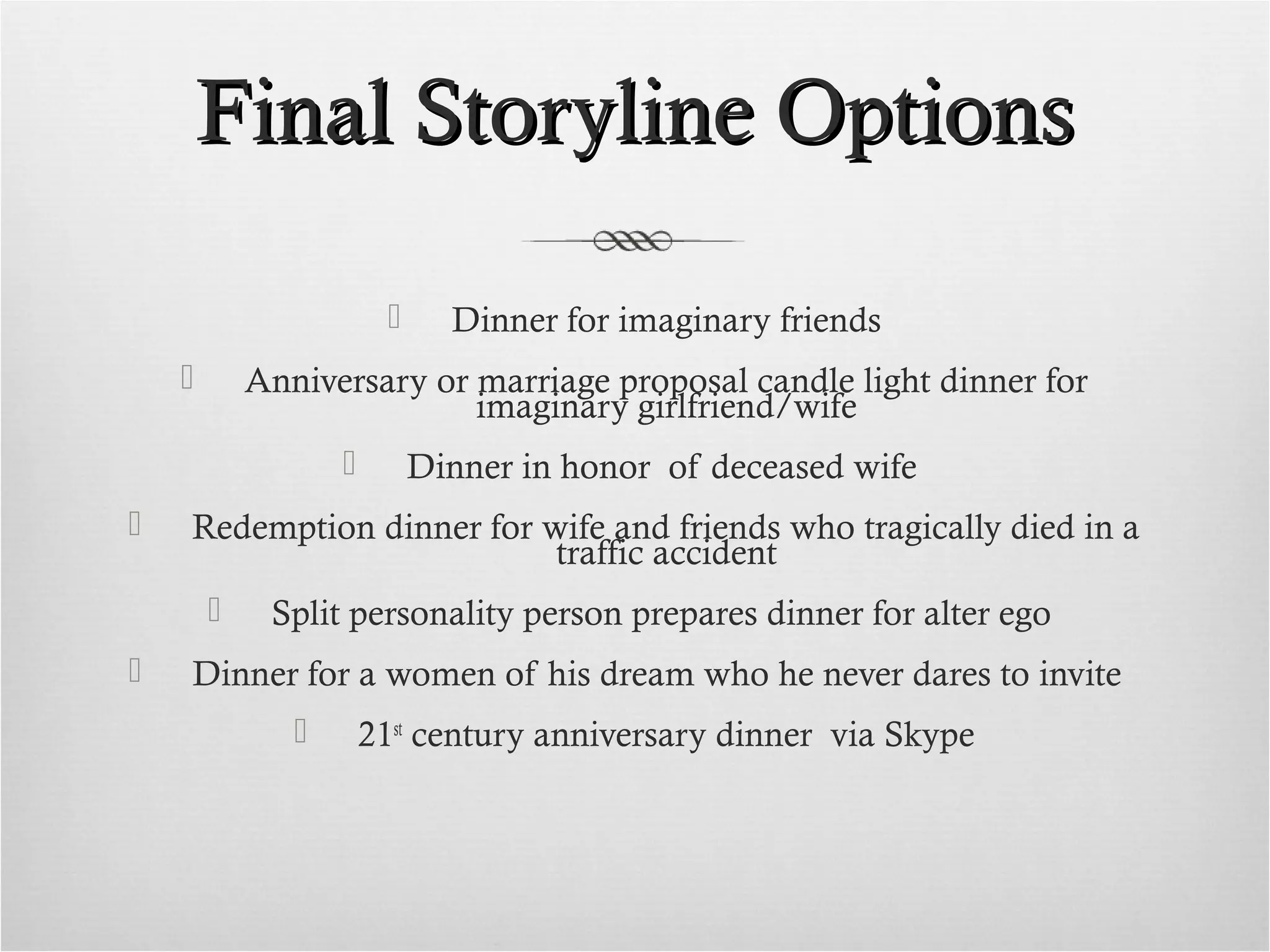 Final Film Screenplay Ppt