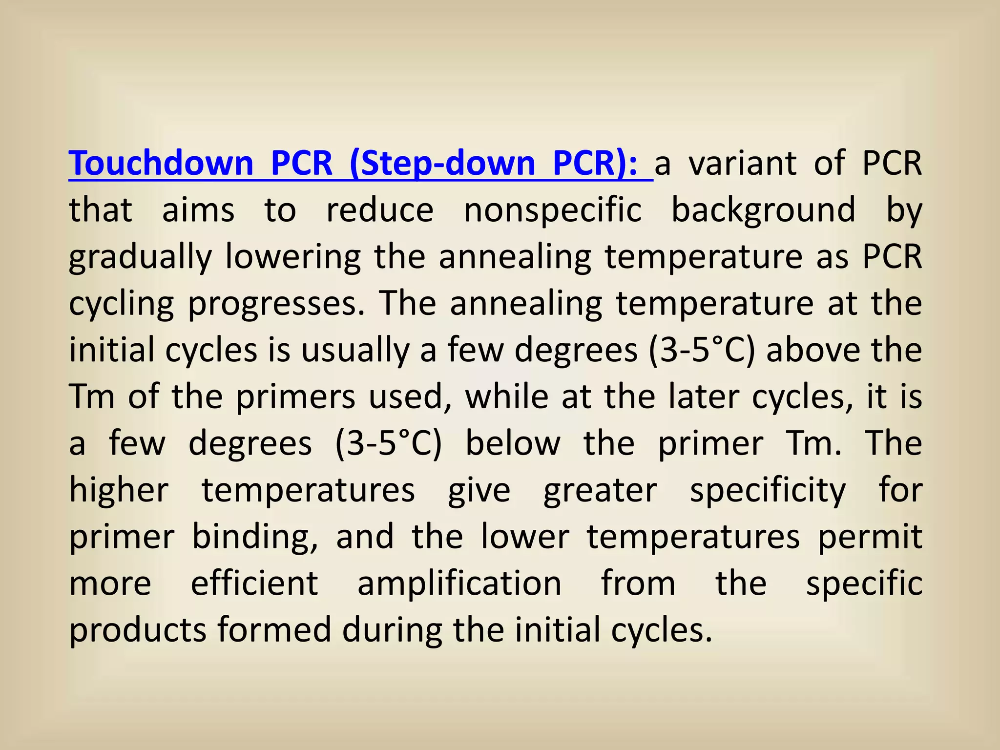 Types of PCR | PPTX