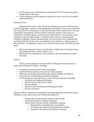 Risk Management Plan: SLO Ice Arena | PDF