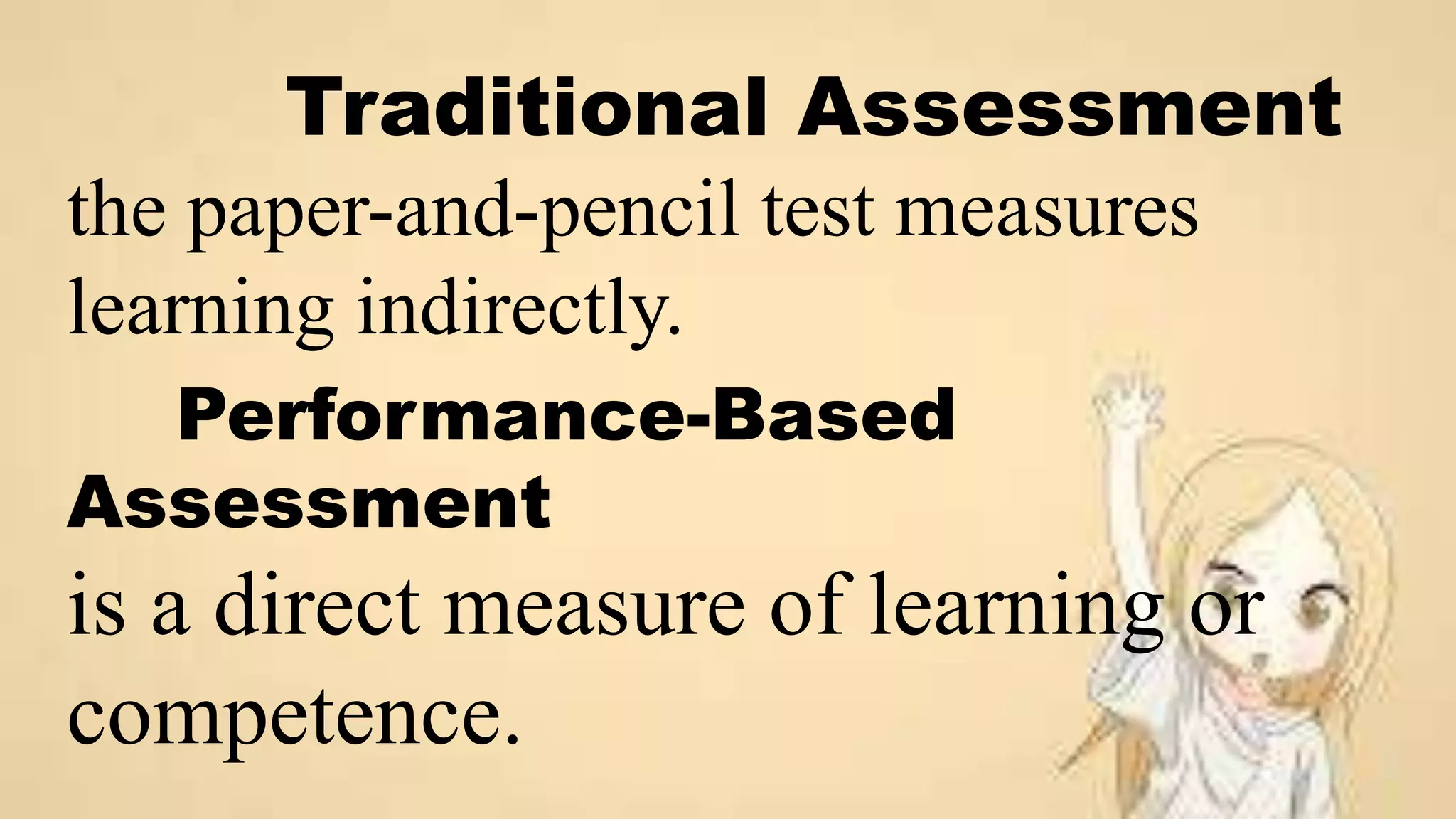 Performance-Based Assessment (Assessment of Learning 2, Chapter 2)) | PPTX