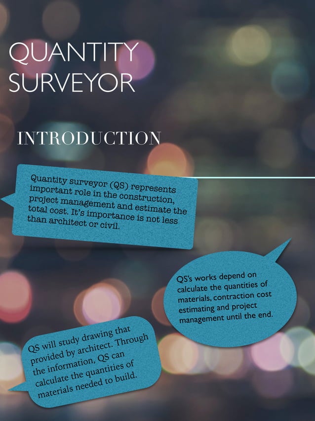 QUANTITY SURVEYOR magazine | PDF