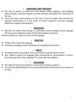 First language acquistion. | PPTX