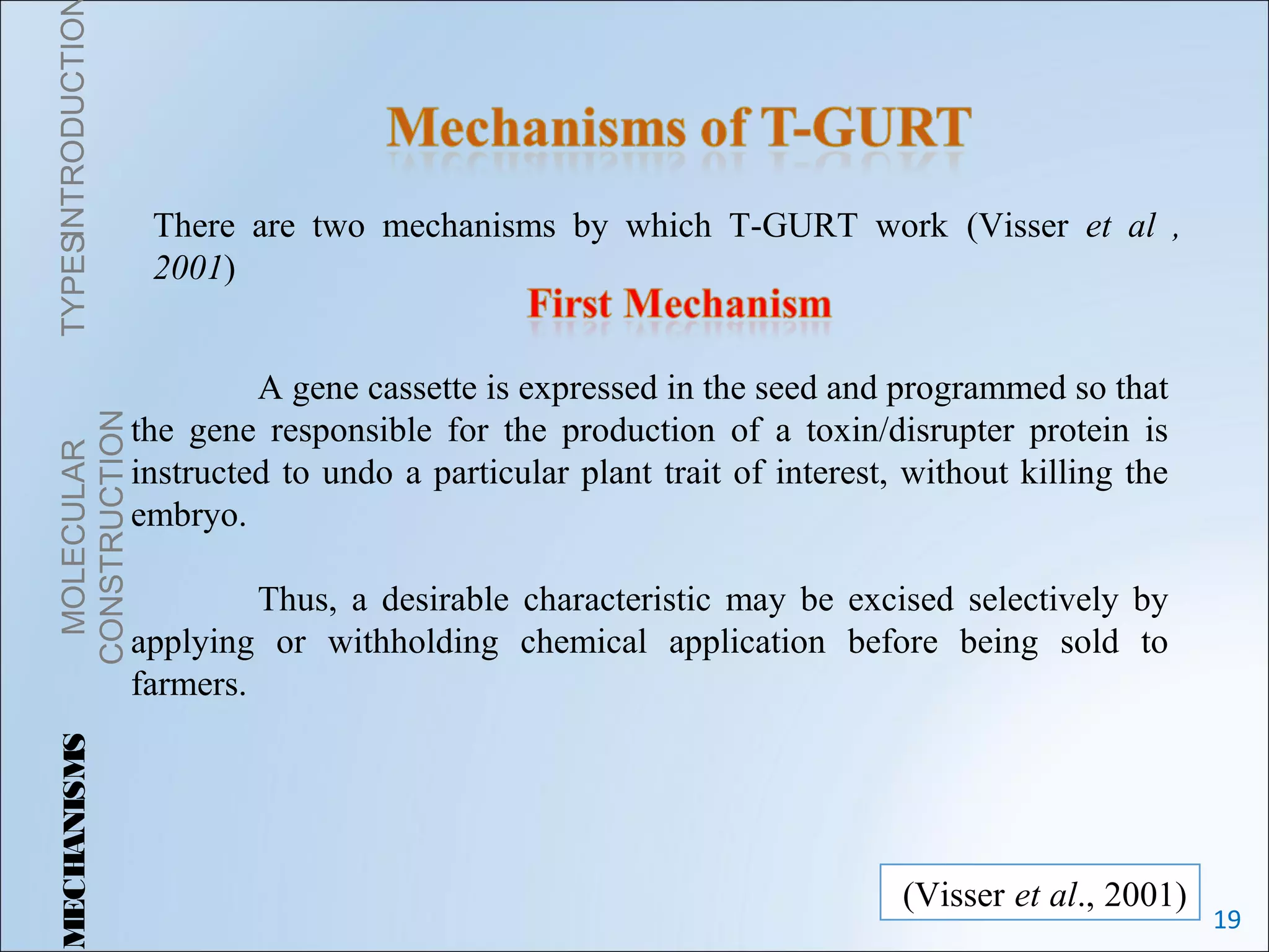 genetic use restriction technology ppt | PPT