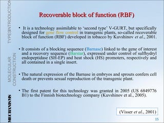 genetic use restriction technology ppt | PPT