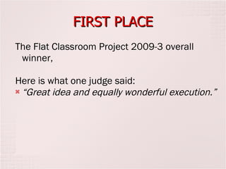Final Flat Classroom Project 09 3 Awards | PPT