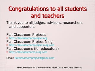 Final Flat Classroom Project 09 3 Awards | PPT
