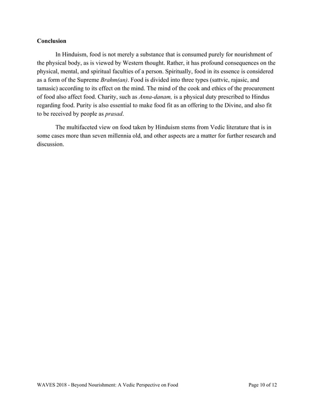 Final food paper Arushi & Esha | PDF | Hinduism | Religion & Spirituality