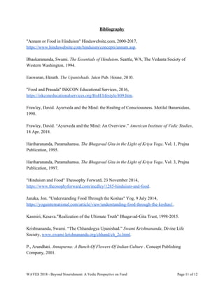 Final food paper Arushi & Esha | PDF | Hinduism | Religion & Spirituality