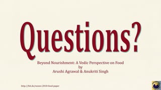 Final food presentation - Arushi & Esha | PDF