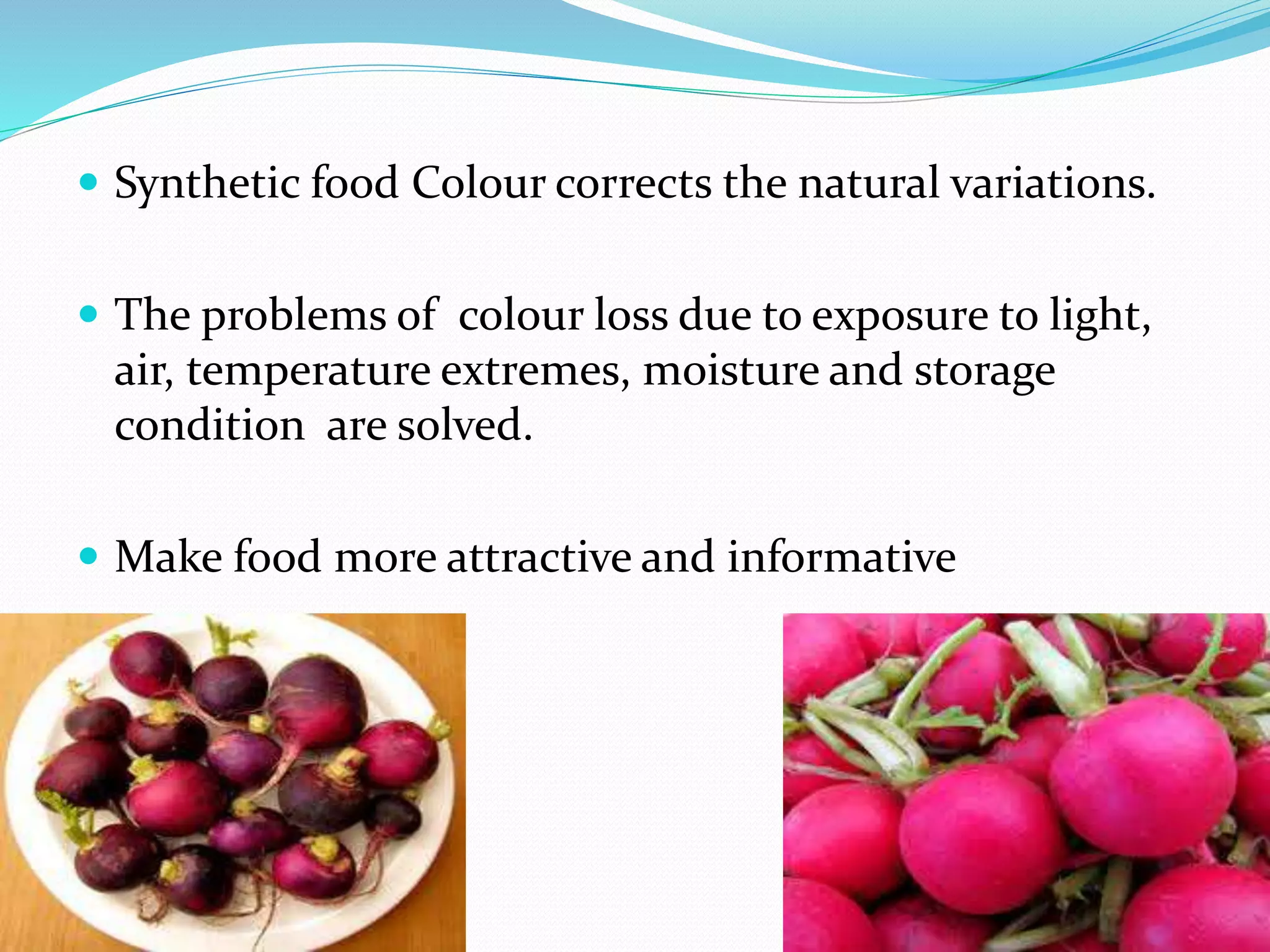 synthetic food colours | PPTX