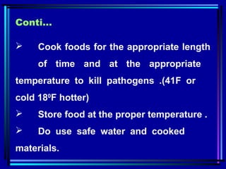 Final food sanitationff | PPT