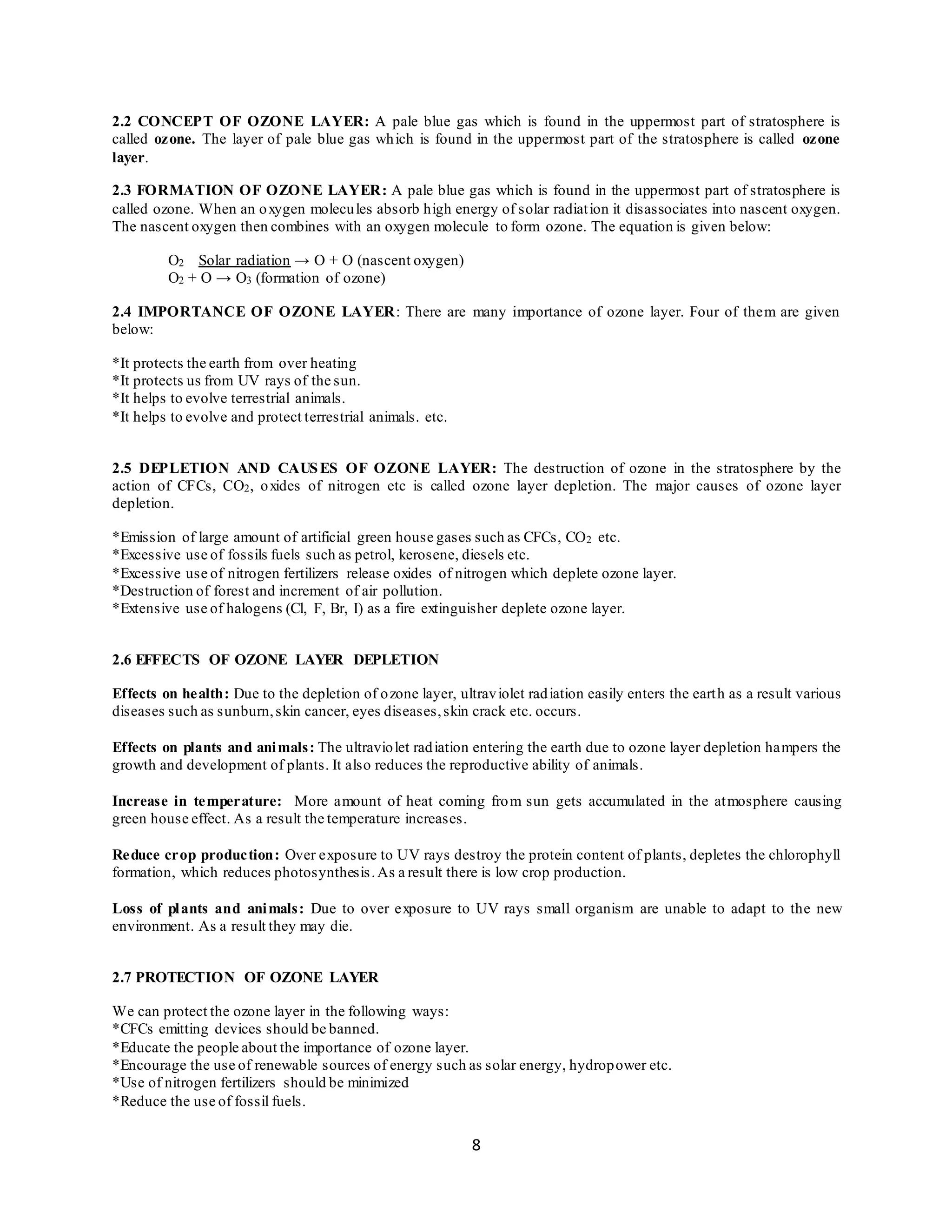 Environment Science class 10, iof -By Deepak Gautam | DOCX