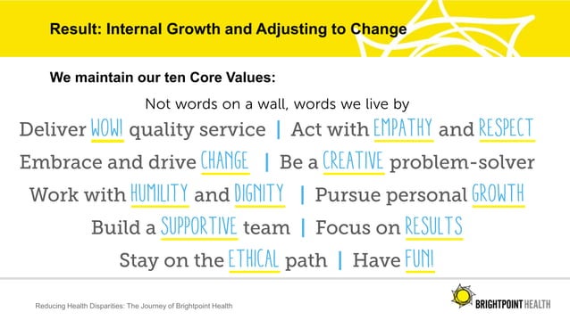 Reducing Health Disparities: The Journey of Brightpoint Health | PPT