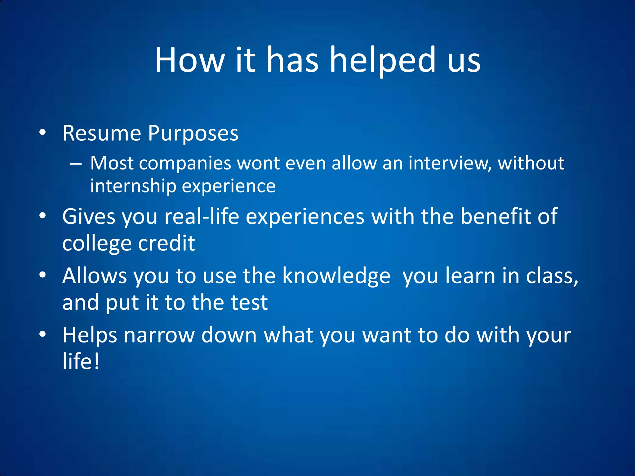 Final Presentation for Internship | PPTX