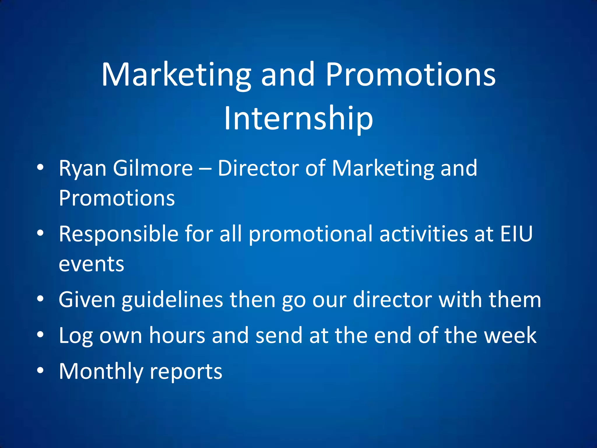 Final Presentation for Internship | PPTX